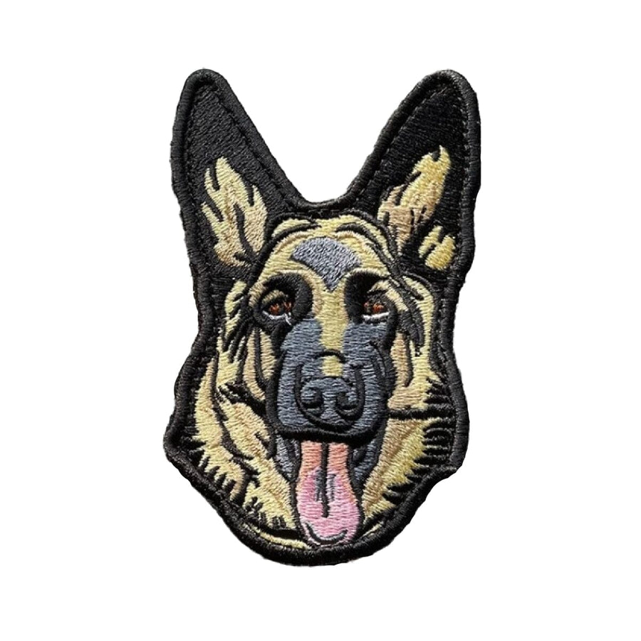 GSS - German Shepherd Embroidered Tactical Patch With Velcro 2.25" x 3 ...