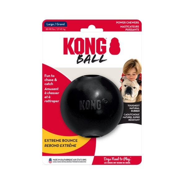 KONG Extreme Ball – Ultra-Durable Rubber Fetch Toy for Power Chewers ...
