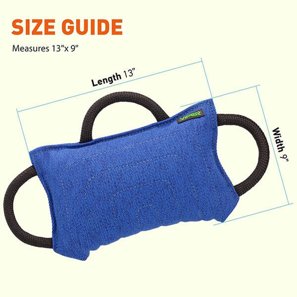 Viper French Linen Classic Bite Pillow – 13" × 9" Training Tool ...