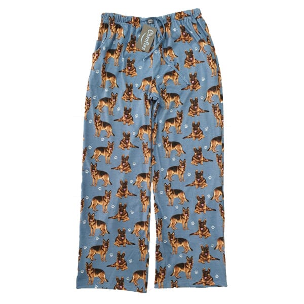 German Shepherd Cotton‑Blend Pajama Pants – Unisex, Cozy Fit – German ...